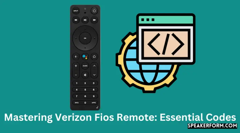Mastering Verizon Fios Remote Essential Codes (2025)